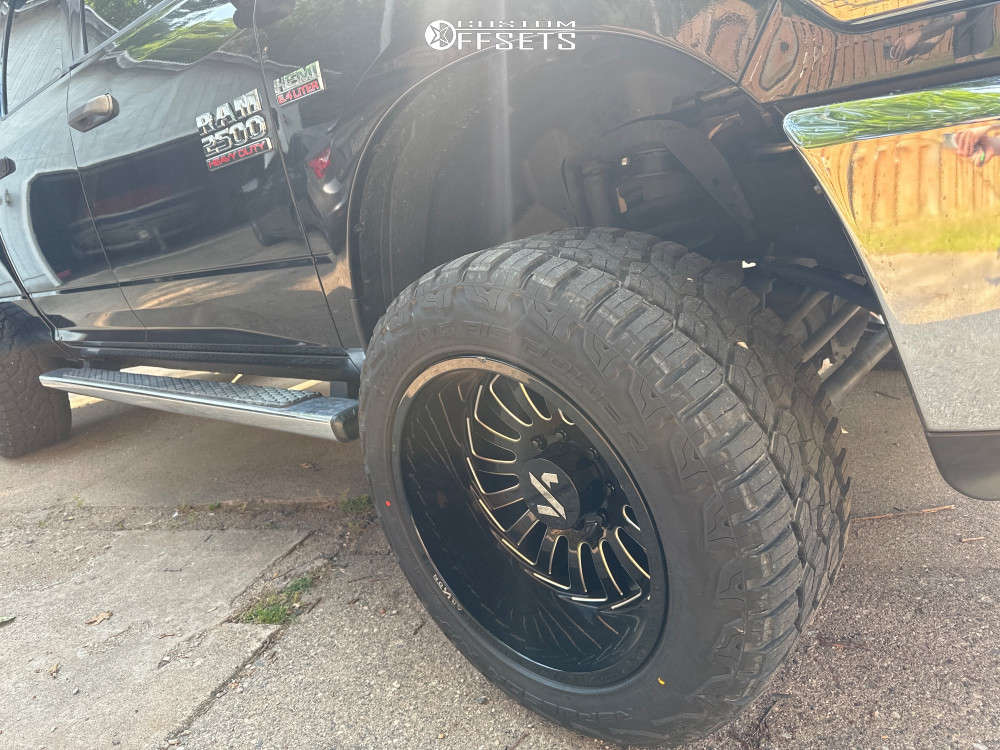 2016 Ram 2500 with 20x12 -51 ARKON OFF-ROAD Alexander and 33/12.5R20 ...