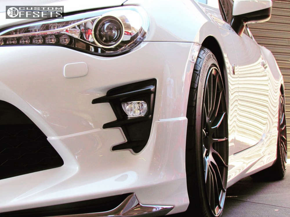 2016 Toyota 86 with 18x8.5 42 Enkei Rs05-rr and 235/40R18 Bridgestone ...