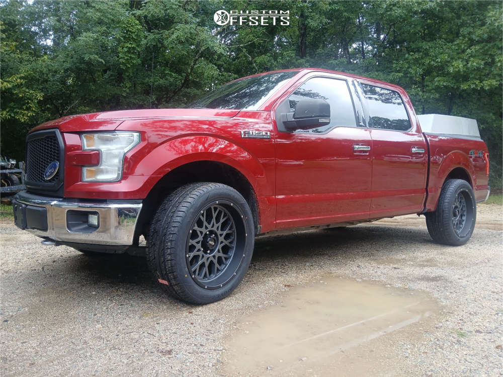 2017 Ford F-150 with 22x10 -19 Vision Rocker and 305/45R22 Ironman ...
