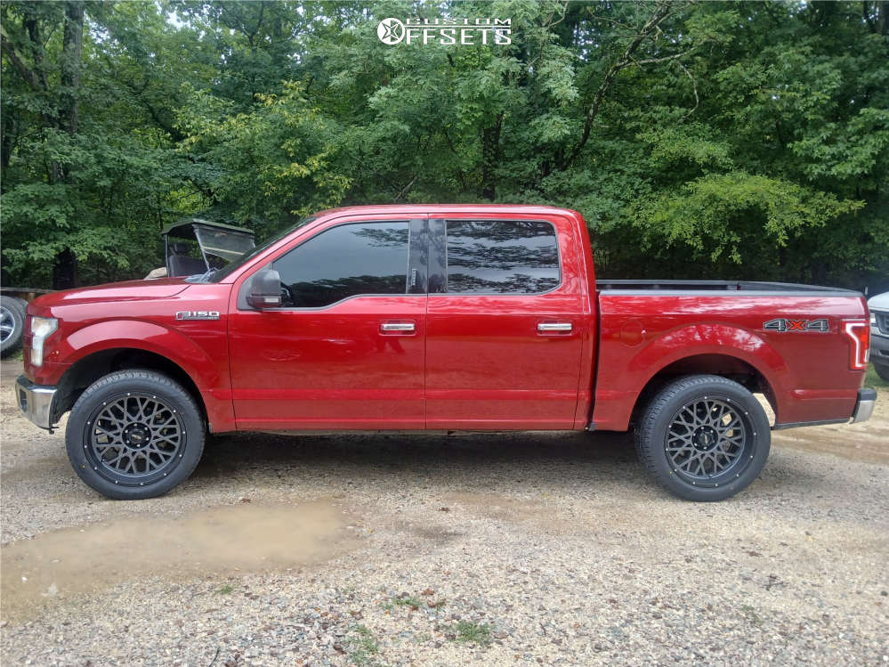 2017 Ford F-150 with 22x10 -19 Vision Rocker and 305/45R22 Ironman ...