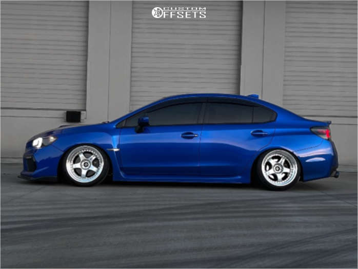 2020 Subaru WRX with 18x10 10 Work Meister S1 3p and 225/40R18 Atlas ...