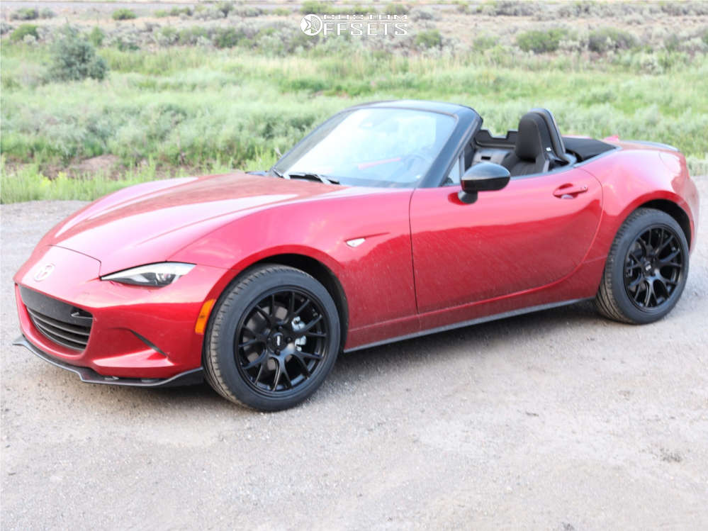 2024 Mazda MX-5 Miata with 17x9 45 Konig Forged F1m and 225/45R17 ...
