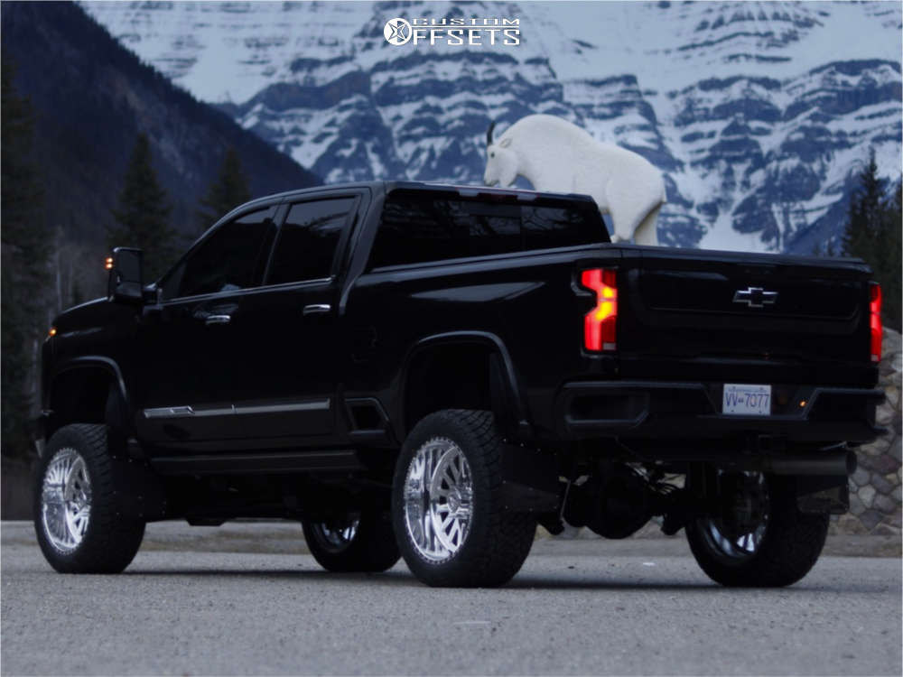 2024 Chevrolet Silverado 3500 HD with 24x12 -40 American Force Atom Ss ...
