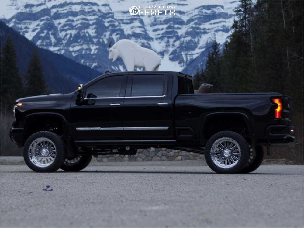 2024 Chevrolet Silverado 3500 HD with 24x12 -40 American Force Atom Ss ...