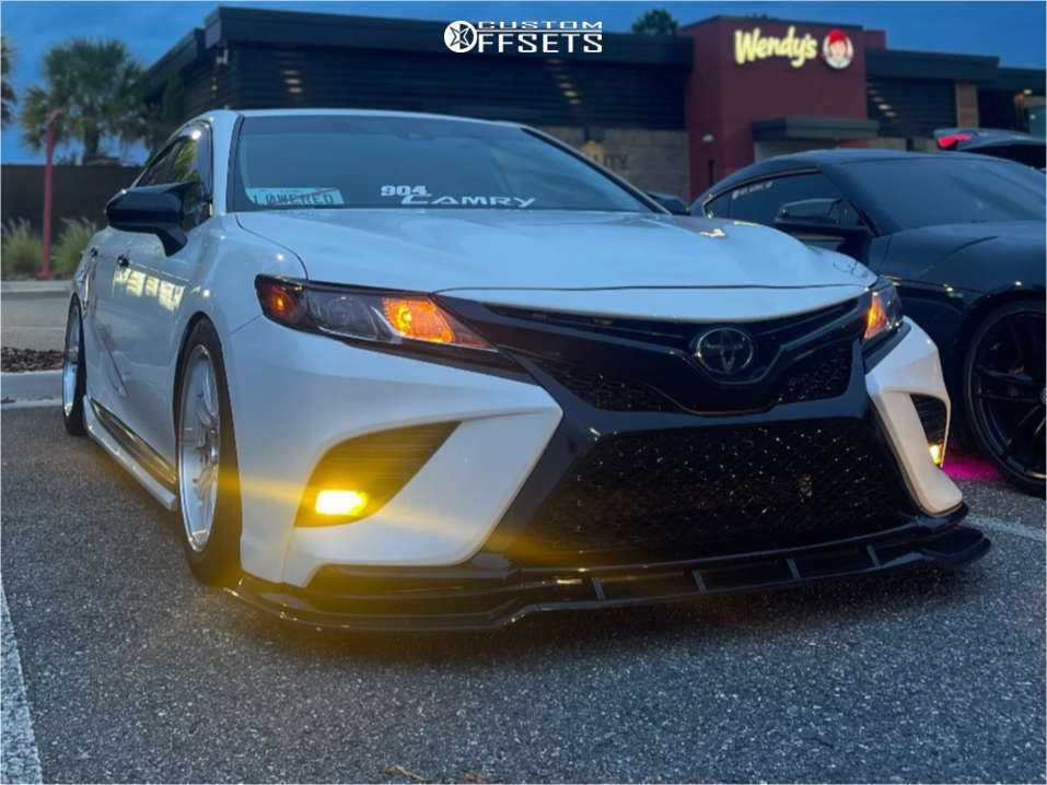 2020 Toyota Camry with 18x8.5 35 Aodhan Ds07 and 235/45R18 Continental ...
