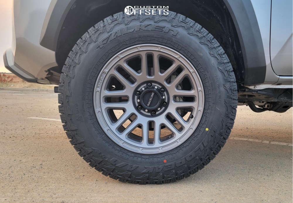 2021 Toyota Tacoma with 18x9 -12 Raceline Outlander and 265/70R18 ...