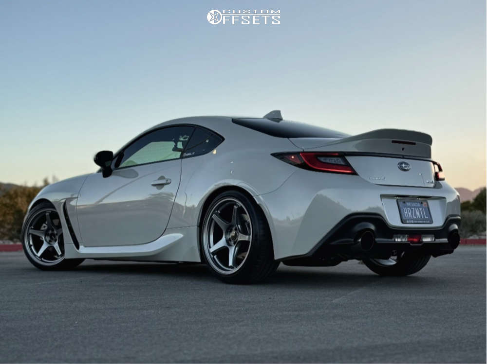 2023 Subaru BRZ with 18x9.5 45 Enkei Ts-5 and 245/35R18 Michelin Pilot ...