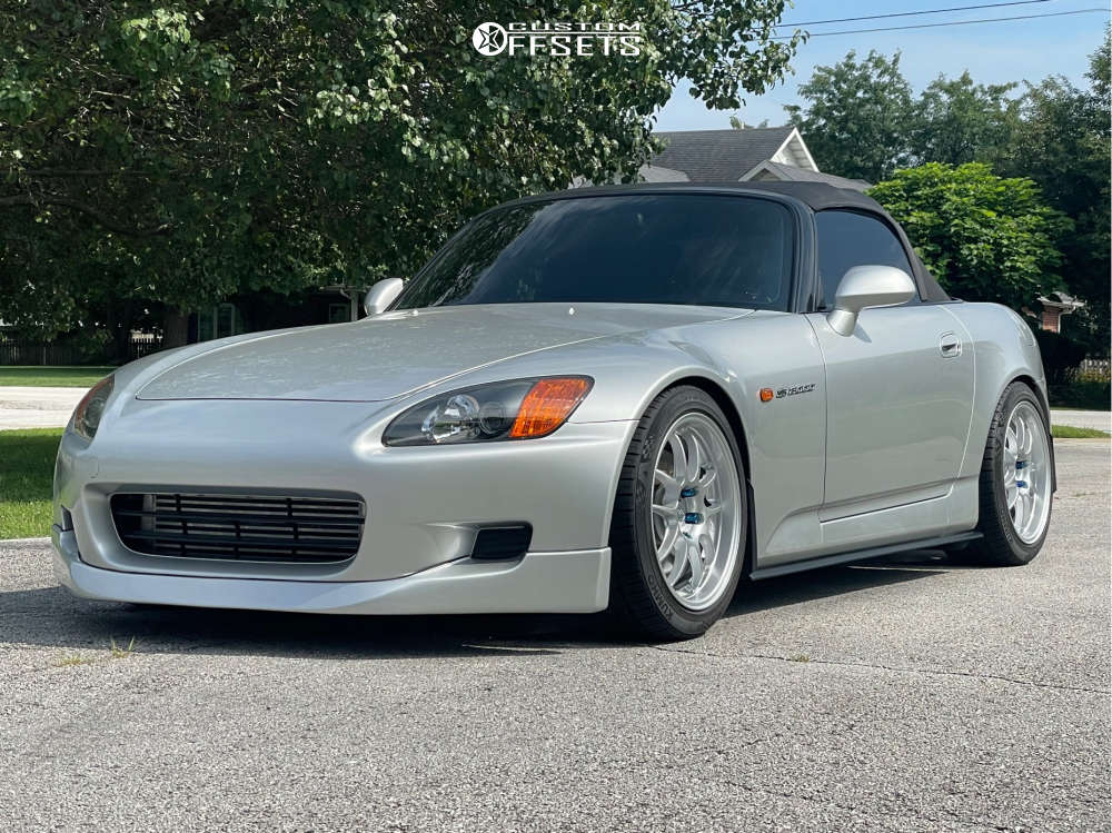 2002 Honda S2000 with 17x9 48 Enkei Pf01 and 245/40R17 Kumho Ecsta Ps31 and Coilovers | Custom ...