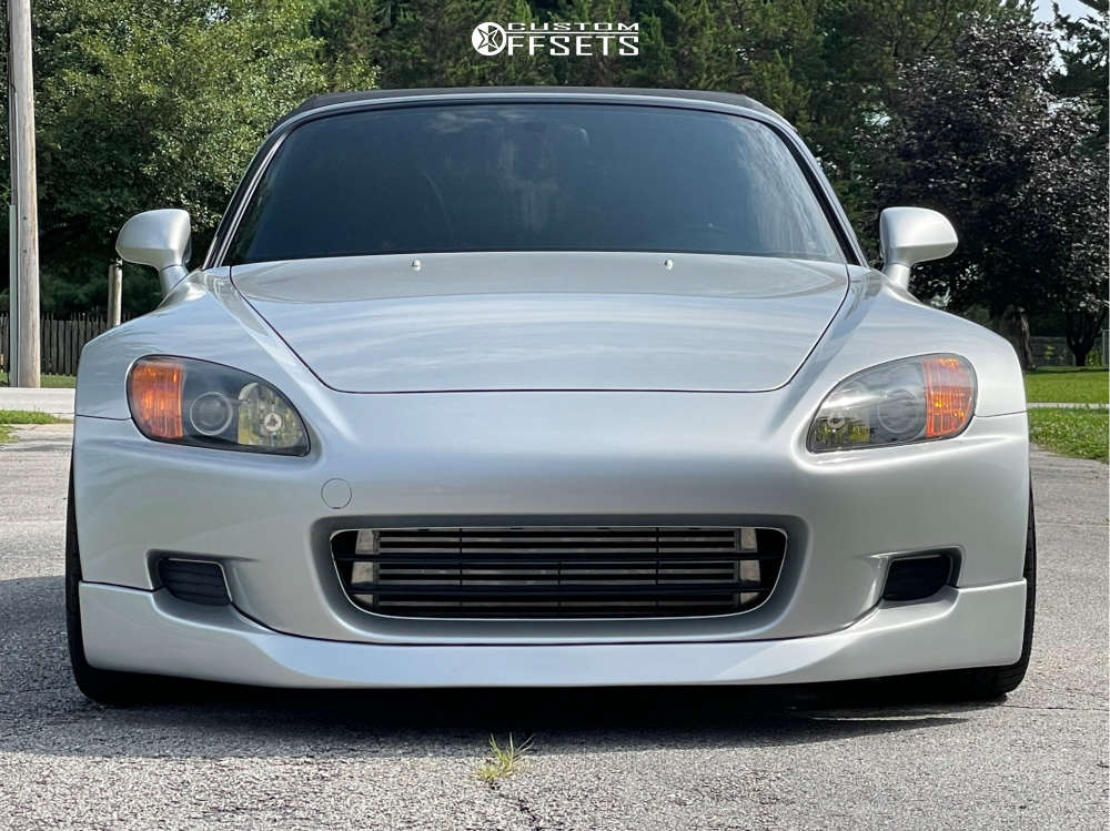 2002 Honda S2000 with 17x9 48 Enkei Pf01 and 245/40R17 Kumho Ecsta Ps31 ...