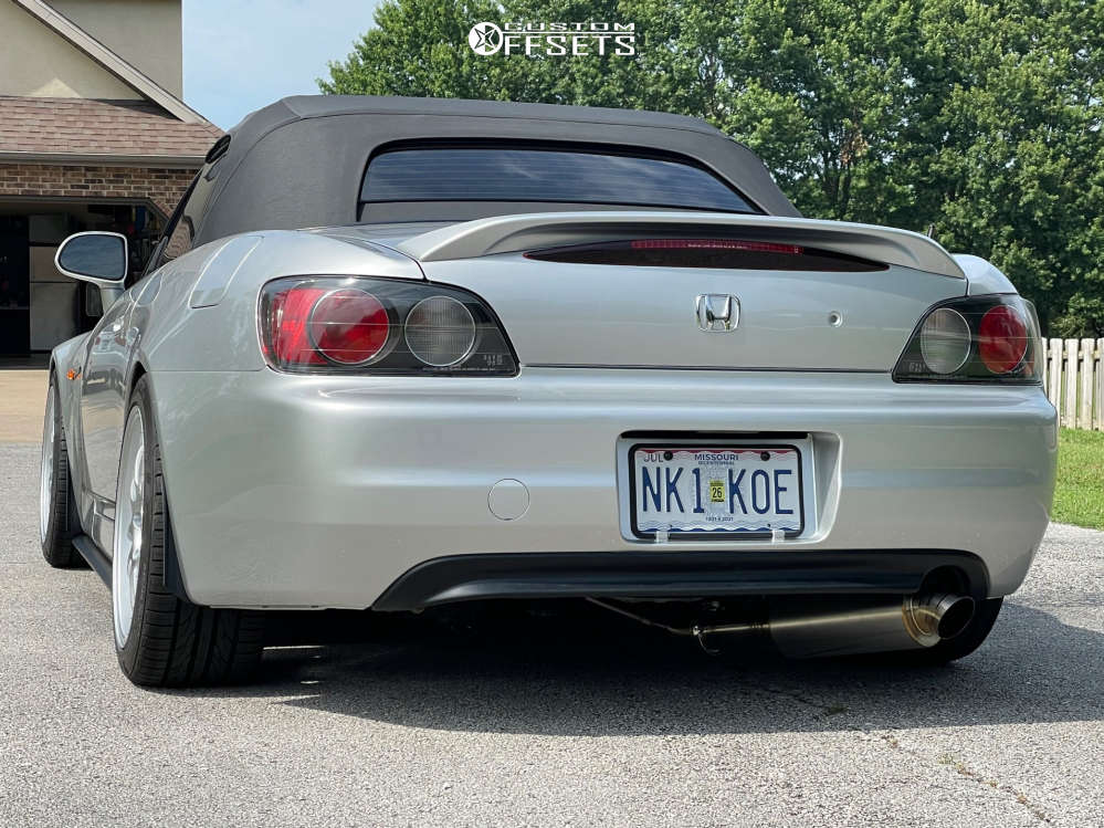 2002 Honda S2000 with 17x9 48 Enkei Pf01 and 245/40R17 Kumho Ecsta Ps31 ...