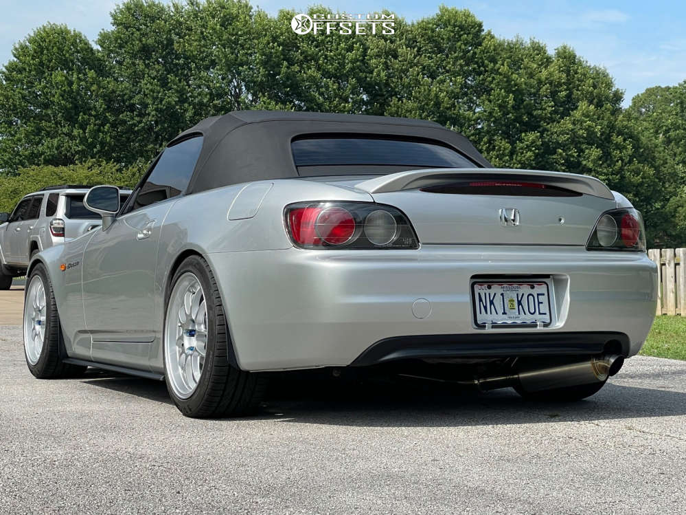 2002 Honda S2000 with 17x9 48 Enkei Pf01 and 245/40R17 Kumho Ecsta Ps31 ...