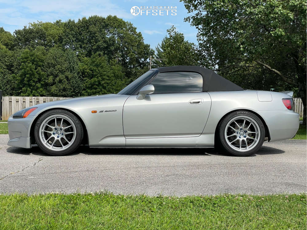 2002 Honda S2000 with 17x9 48 Enkei Pf01 and 245/40R17 Kumho Ecsta Ps31 and Coilovers | Custom ...