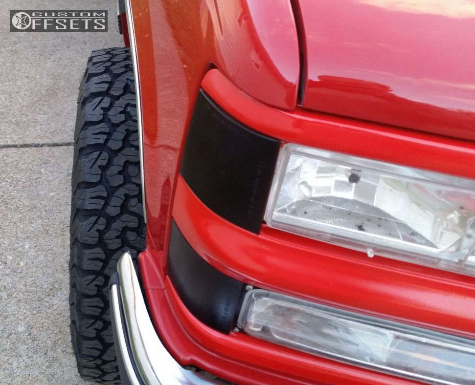 1995 Chevrolet K1500 with 16x8 0 American Racing ATX Predator and 245 ...