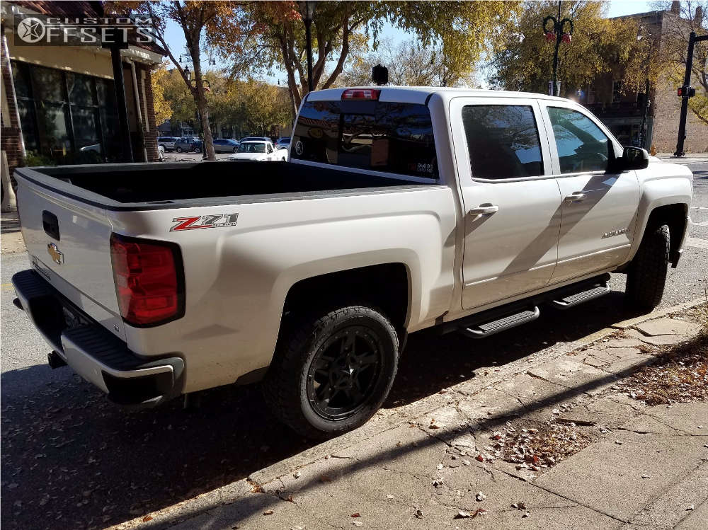 2017 Chevrolet Silverado 1500 with 20x9 18 XD Rockstar 3 and 275/55R20 ...