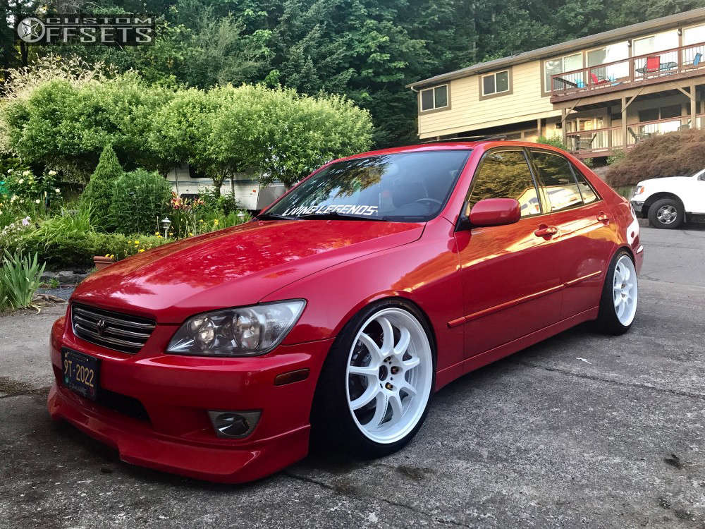 2005 Lexus IS300 with 18x8.5 38 Work D9r and 205/35R18 Yokohama S Drive and Coilovers | Custom ...