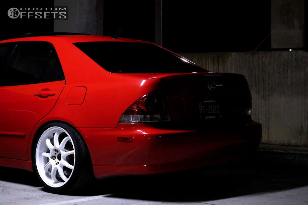 2005 Lexus IS300 with 18x8.5 38 Work D9r and 205/35R18 Yokohama S Drive and Coilovers | Custom ...