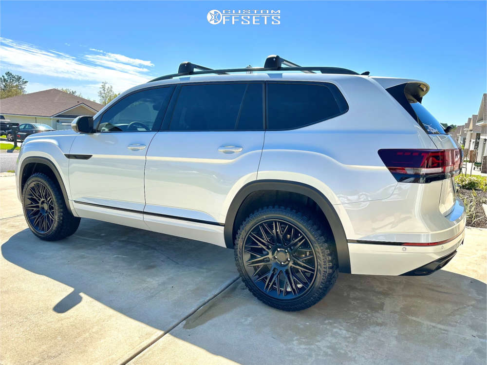 2024 Volkswagen Atlas with 22x10 20 Rotiform Jdr and 275/45R22 Atturo ...