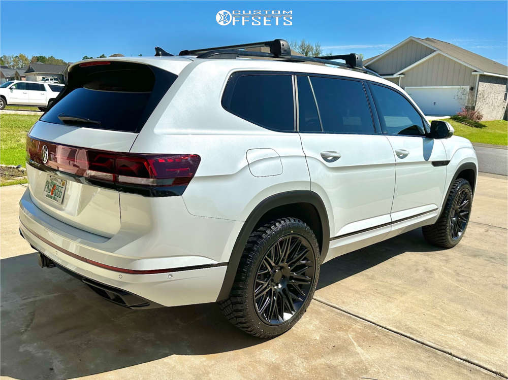 2024 Volkswagen Atlas with 22x10 20 Rotiform Jdr and 275/45R22 Atturo ...