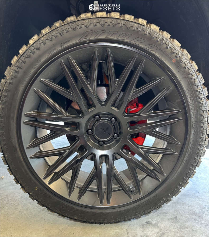 2024 Volkswagen Atlas with 22x10 20 Rotiform Jdr and 275/45R22 Atturo ...
