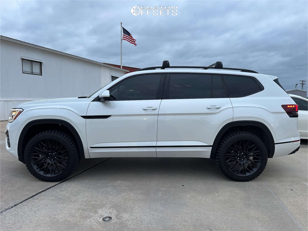 2024 Volkswagen Atlas with 22x10 20 Rotiform Jdr and 275/45R22 Atturo ...