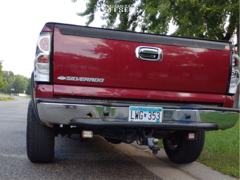 2004 Chevrolet Silverado 1500 with 16x10 -38 Alloy Ion Style 171 and ...