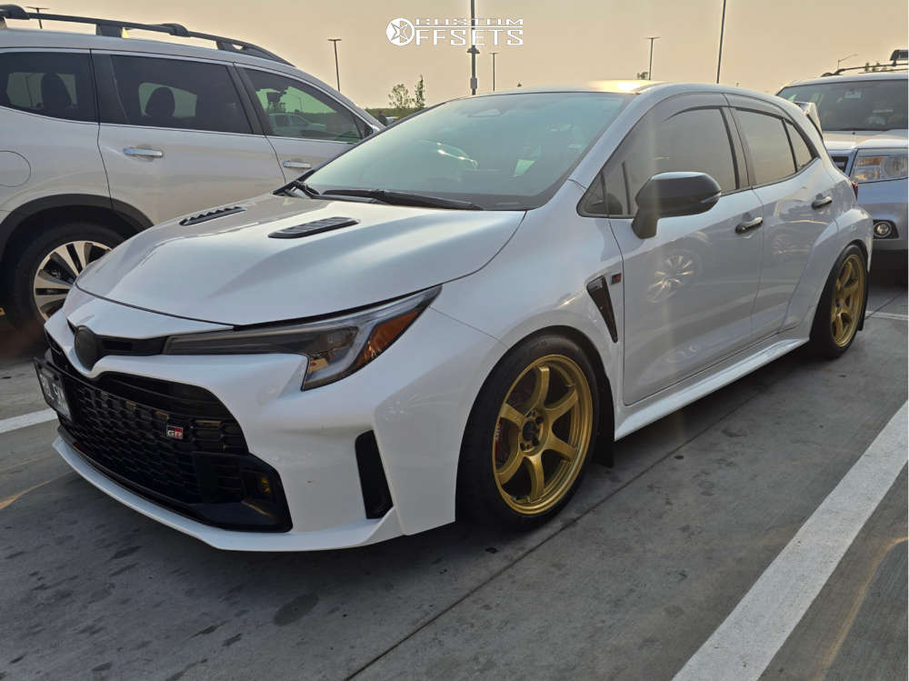 2023 Toyota GR Corolla with 18x9.5 22 Gram Lights 57dr and 265/35R18 ...