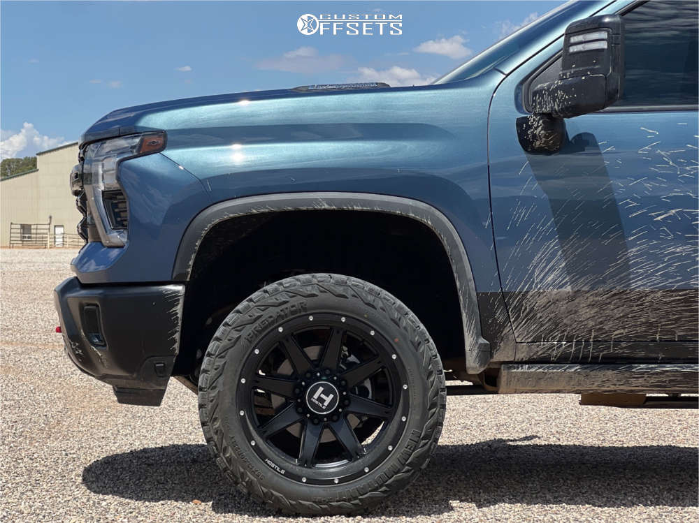 2024 Chevrolet Silverado 2500 HD with 22x12 -44 Hostile Alpha and 35/13 ...