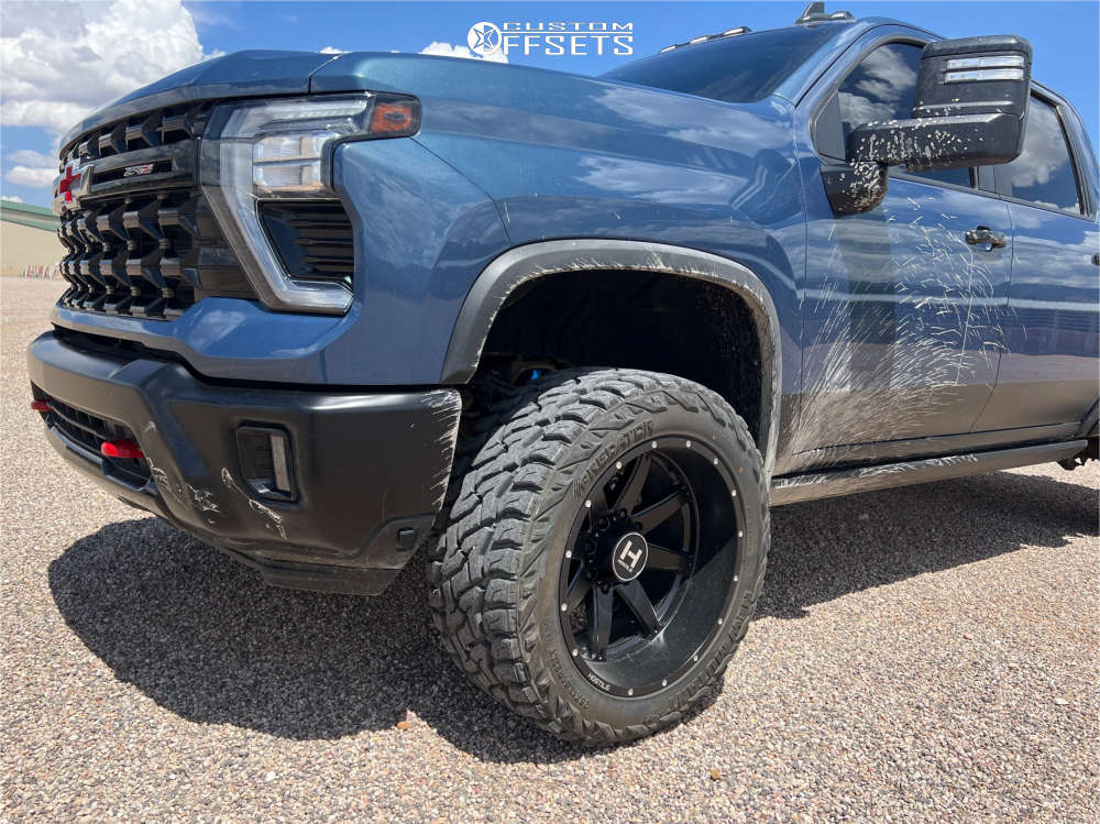 2024 Chevrolet Silverado 2500 HD with 22x12 -44 Hostile Alpha and 35/13 ...