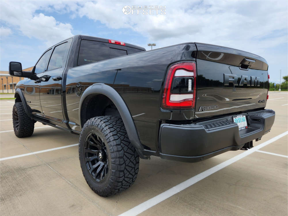 2024 Ram 2500 with 20x10 -18 Fuel Blitz and 35/12.5R20 Nitto Ridge ...