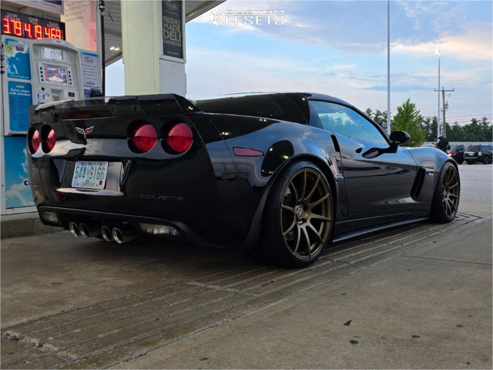 2007 Chevrolet Corvette with 19x10 30 Forgestar Cf10 and 285/30R19 ...