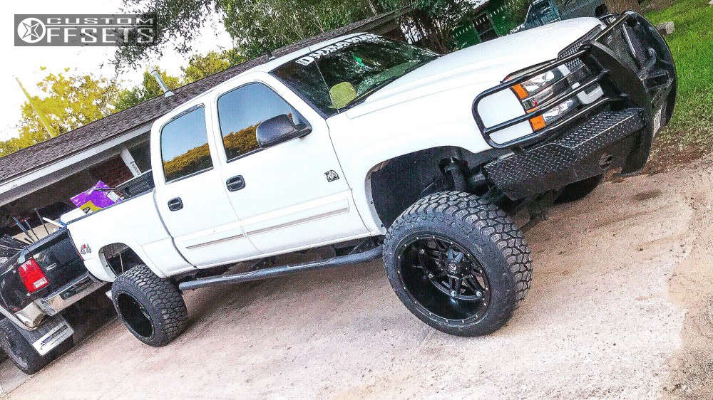 2003 Chevrolet Silverado 2500 HD with 22x14 -76 Fuel Hostage D531 and ...