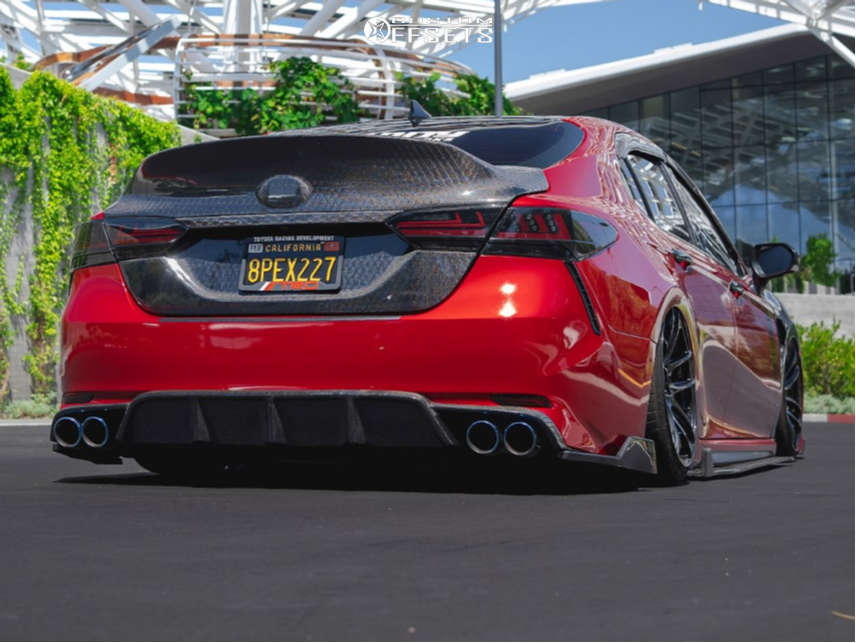 2020 Toyota Camry with 19x9.5 35 ESR Cs8 and 225/35R19 Toyo Tires ...