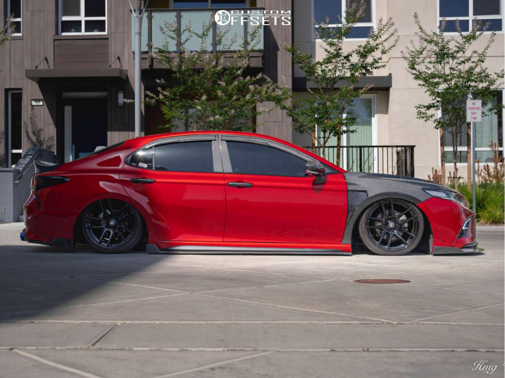 2020 Toyota Camry with 19x9.5 35 ESR Cs8 and 225/35R19 Toyo Tires ...
