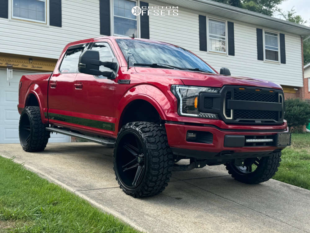 2020 Ford F-150 with 24x12 -51 Vision Razor and 35/12.5R24 Gladiator ...
