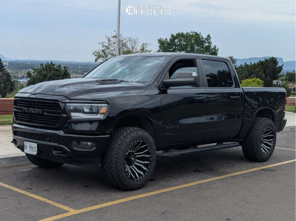 2019 Ram 1500 with 20x12 -51 Armed Offroad Havoc and 35/12.5R20 Venom ...