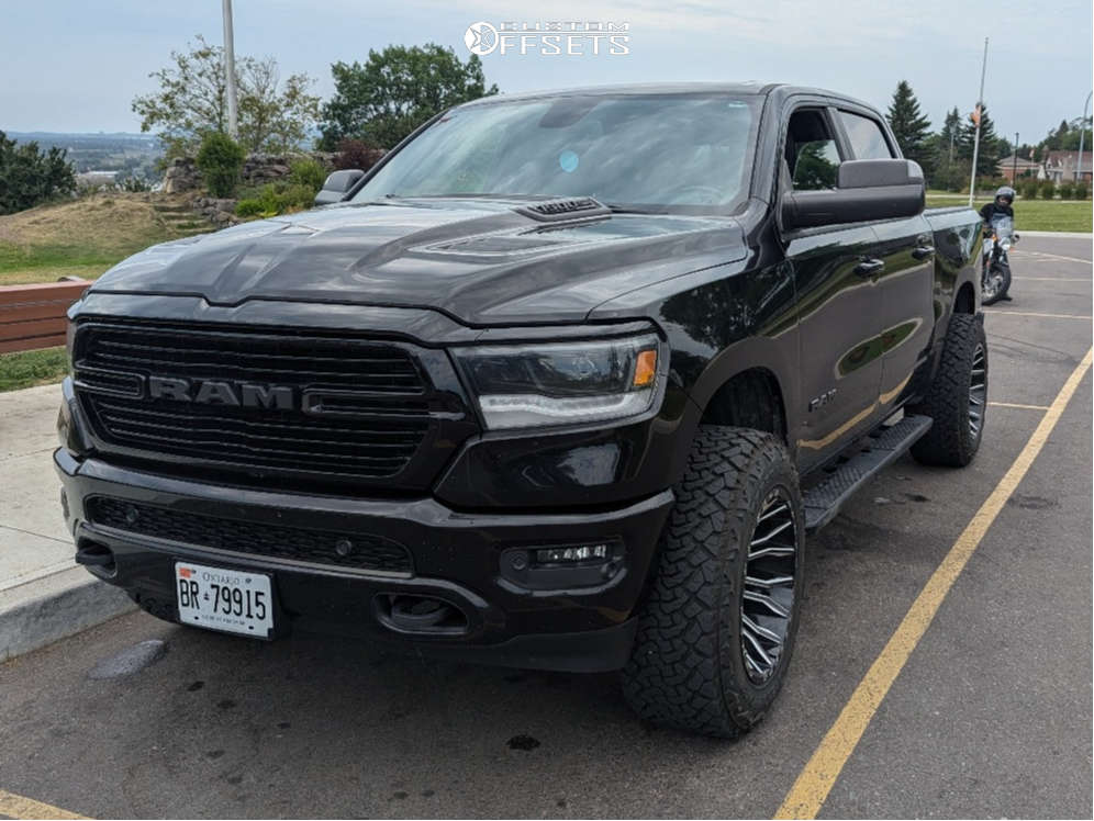 2019 Ram 1500 with 20x12 -51 Armed Offroad Havoc and 35/12.5R20 Venom ...