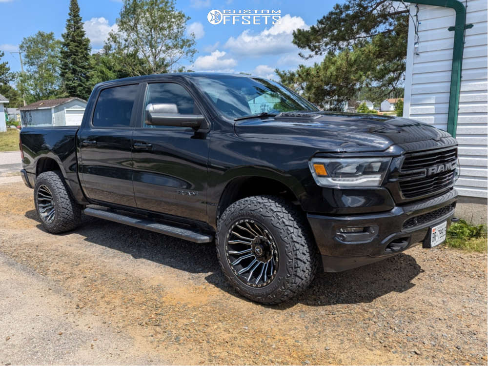 2019 Ram 1500 with 20x12 -51 Armed Offroad Havoc and 35/12.5R20 Venom ...
