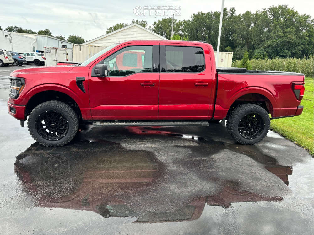 2024 Ford F-150 with 20x10 -25 Vision Rocker and 33/12.5R20 Versatyre ...