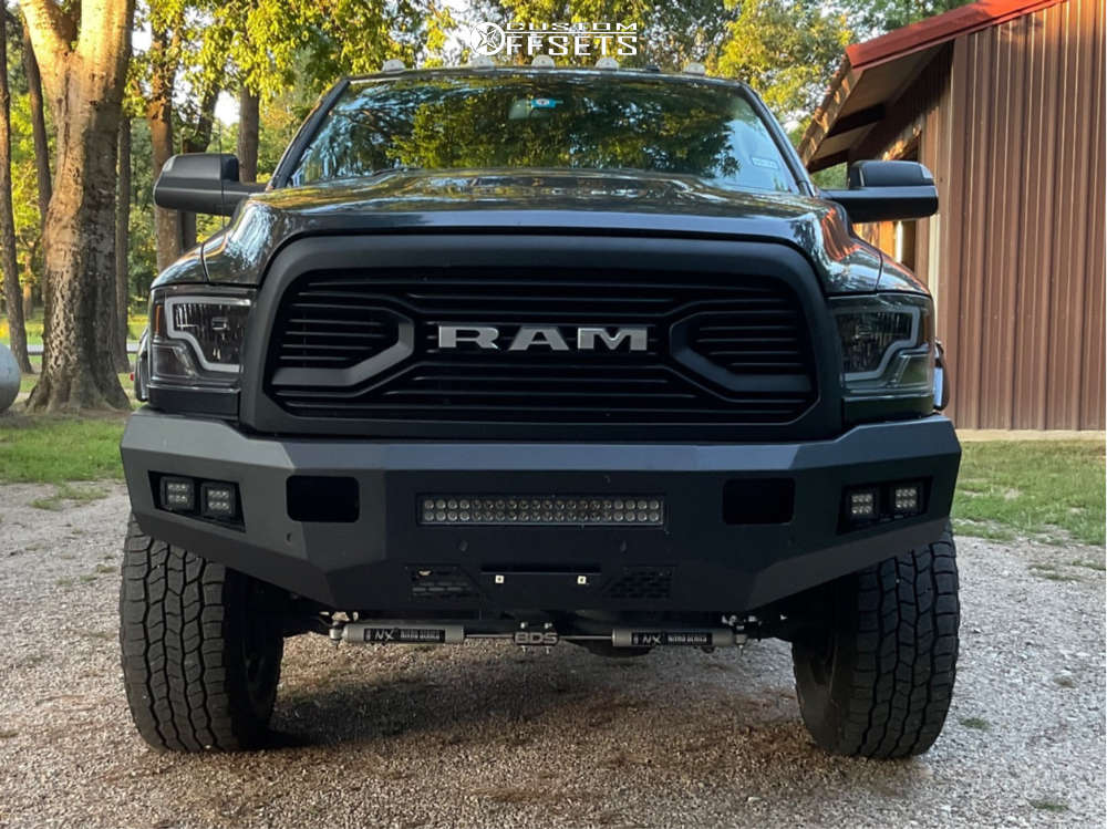 2015 Ram 2500 with 20x10 -19 Fuel Rampage and 285/60R20 Cooper ...