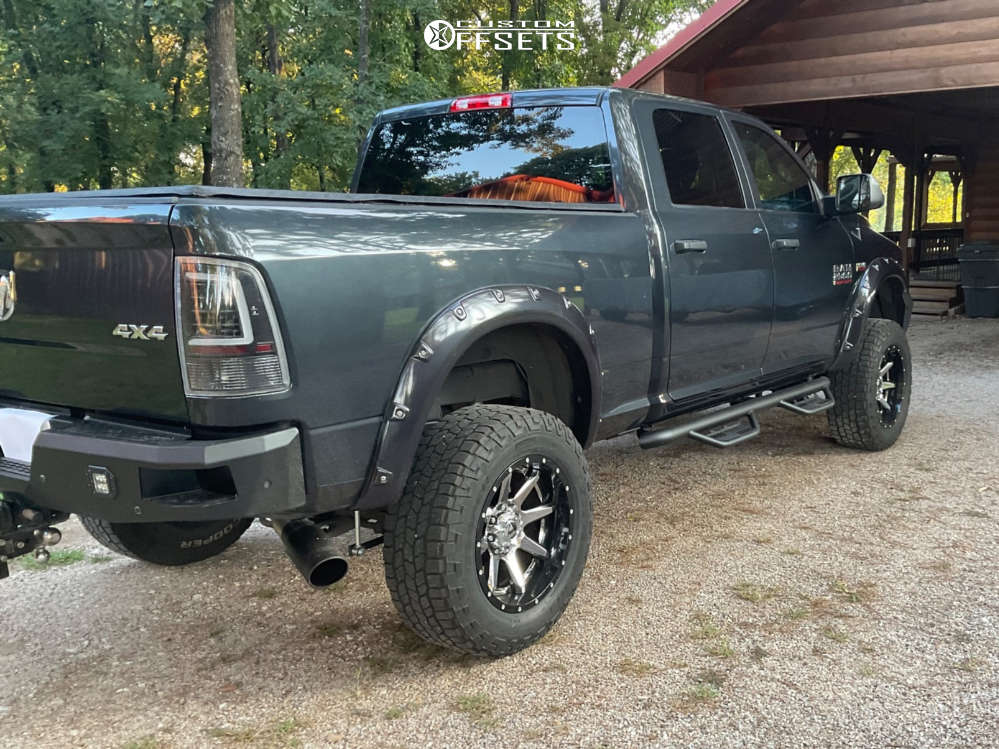 2015 Ram 2500 with 20x10 -19 Fuel Rampage and 285/60R20 Cooper ...