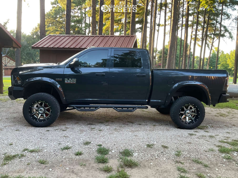 2015 Ram 2500 with 20x10 -19 Fuel Rampage and 285/60R20 Cooper ...