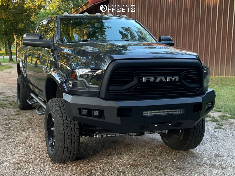 2015 Ram 2500 with 20x10 -19 Fuel Rampage and 285/60R20 Cooper ...