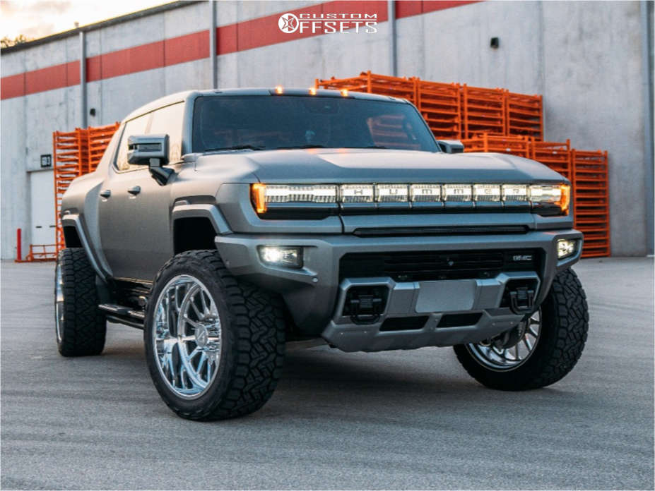 2024 GMC Hummer EV Pickup with 24x12 -44 ARKON FORGED Torx and 325 ...