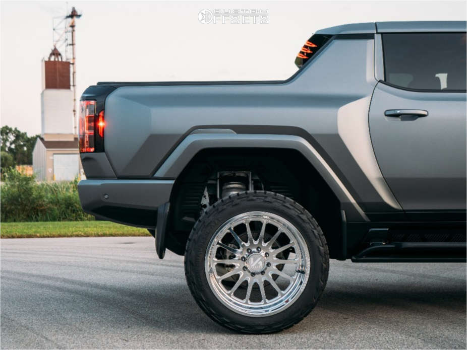 2024 GMC Hummer EV Pickup with 24x12 -44 ARKON FORGED Torx and 325 ...