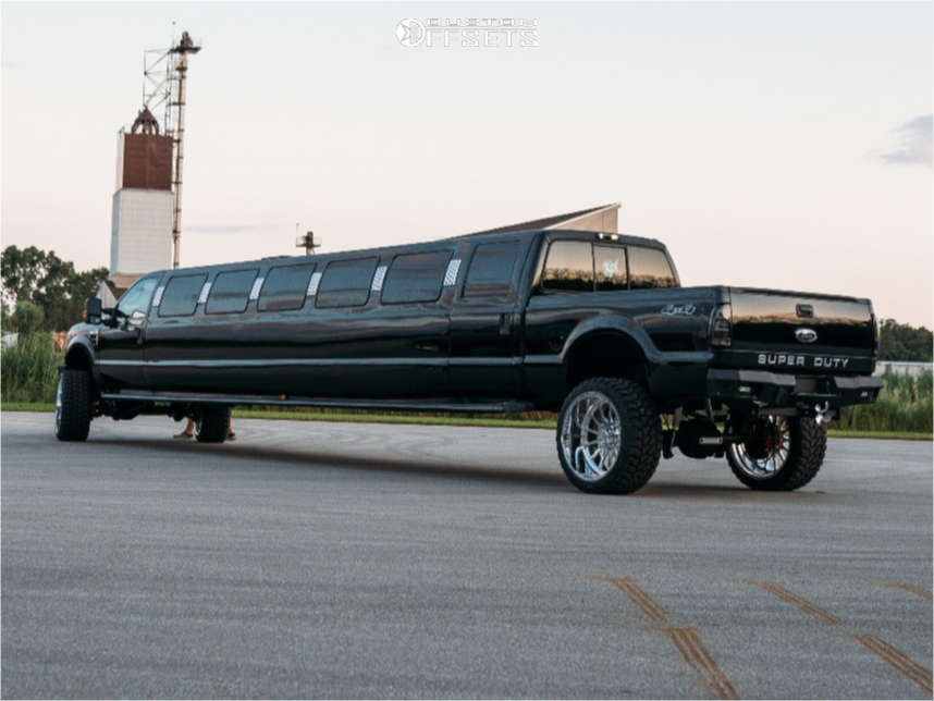 2011 Ford F-350 Super Duty with 26x14 -76 ARKON FORGED Torx and 37/14 ...