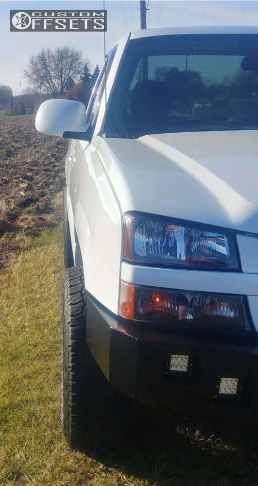 2004 Chevrolet Silverado 1500 with 17x8.5 0 Vision Manx and 265/70R17 ...