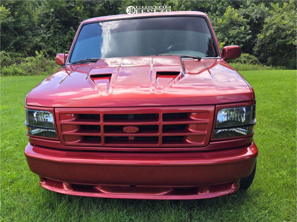 1996 Ford F-150 with 17x9 -12 Vision Flow and 275/60R17 Nexen Roadian ...