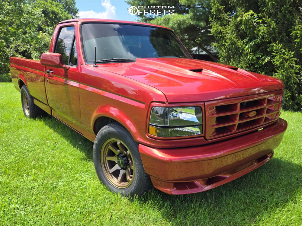 1996 Ford F-150 with 17x9 -12 Vision Flow and 275/60R17 Nexen Roadian ...