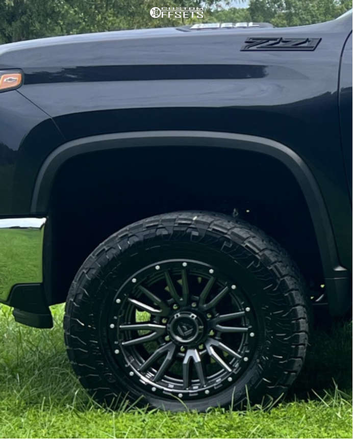 2024 Chevrolet Silverado 2500 HD with 20x9 1 Fuel Rebel 8 and 35/12 ...