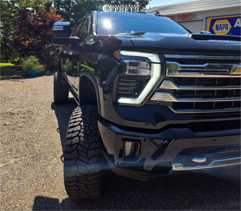 2024 Chevrolet Silverado 2500 HD with 22x12 -51 Vision Riot and 35/13 ...